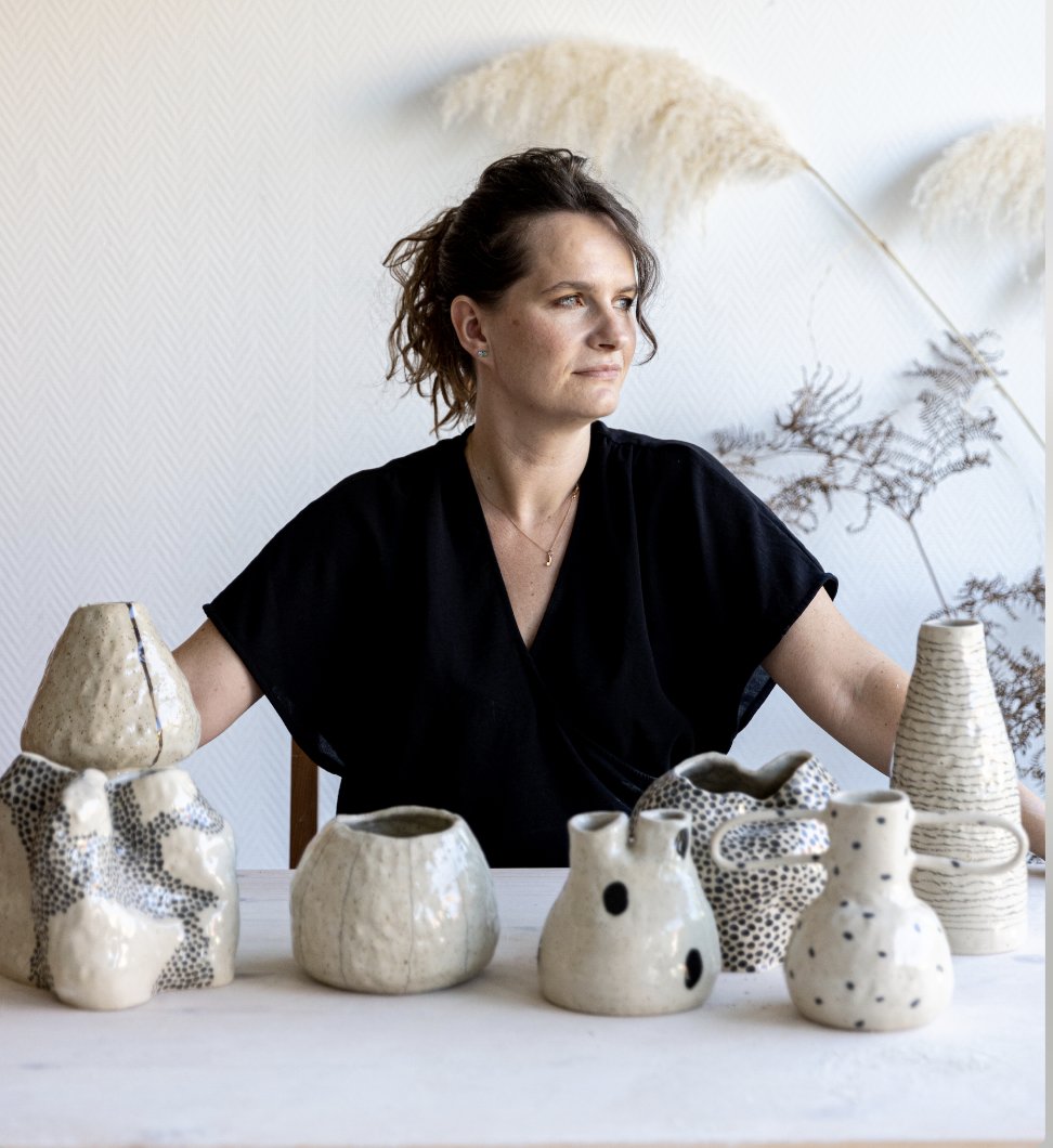 Handgetöpferte Keramik Vasen – StudioMoki